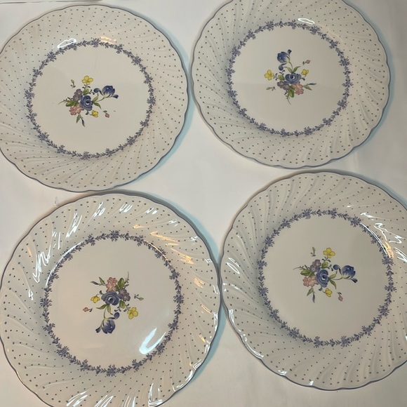Nikko Ceramics | Dining | Nikko Tableware Blue Peony Dot Ceramic Dinner ...